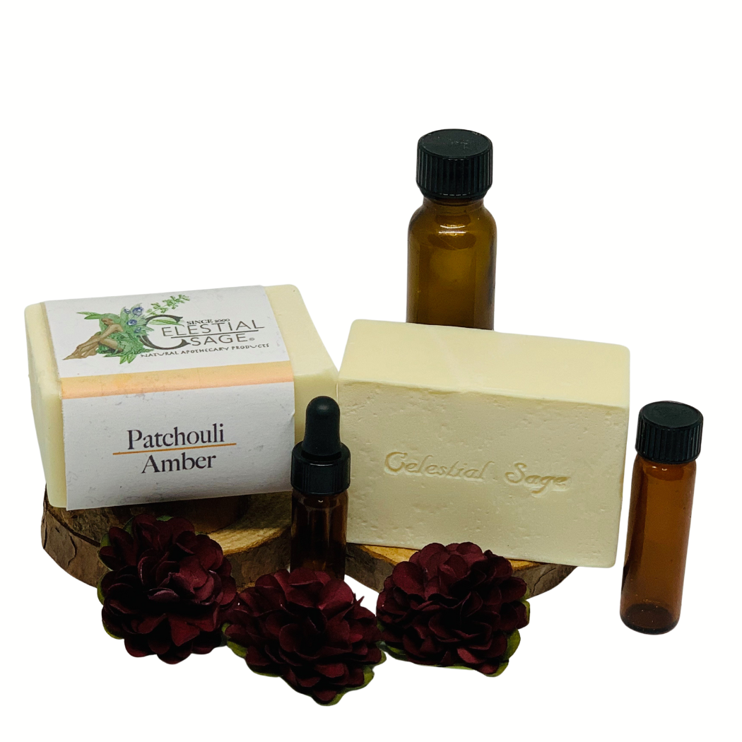 Patchouli Amber Soap – Celestial Sage Apothecary