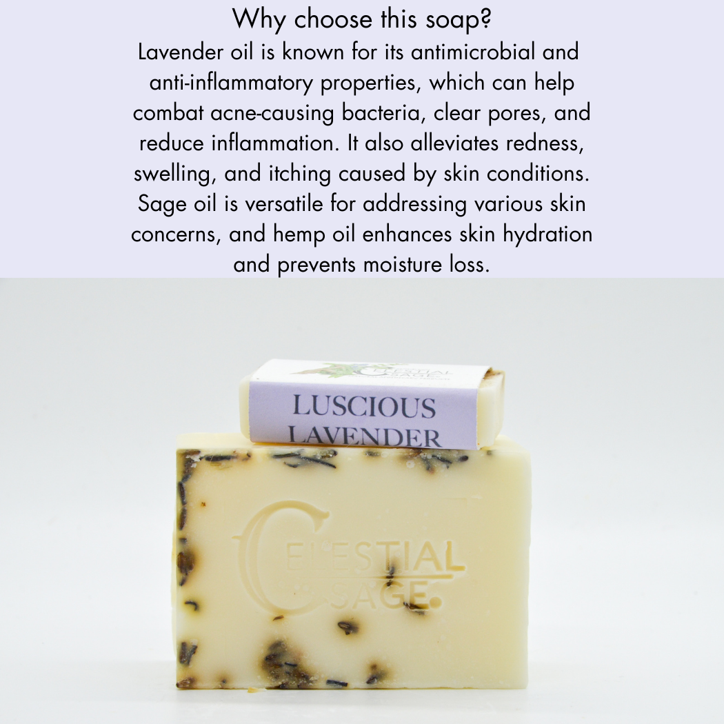 Luscious Lavender Soap – Celestial Sage Apothecary